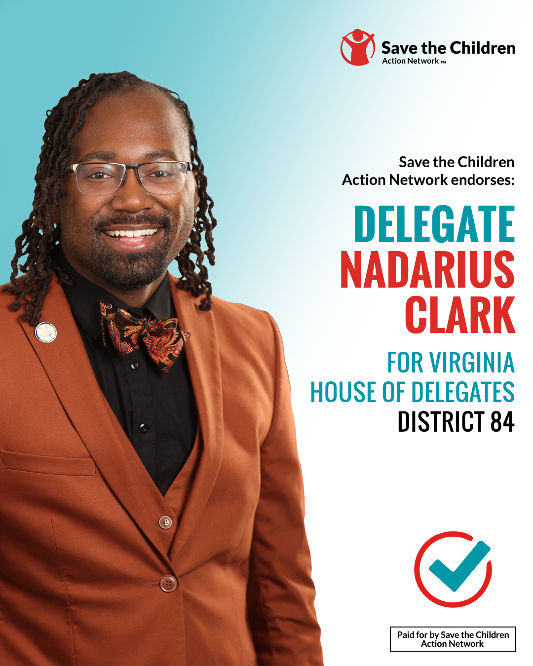 Vote Nadarius Clark for House of Delegates District 84